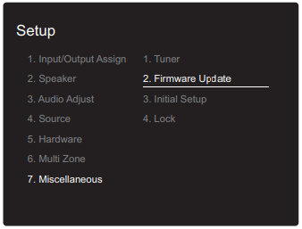 DTM-7 - Firmware Update – Integra Support