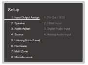 DRX-2.4 - Setup using the OSD (On Screen Display) – Integra Support