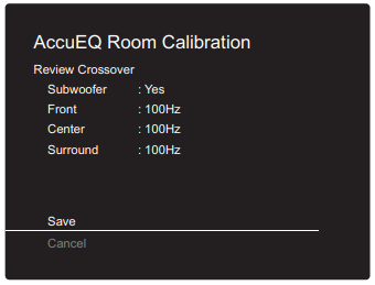 DSX-3 AccuEQ Room Calibration – Integra Support
